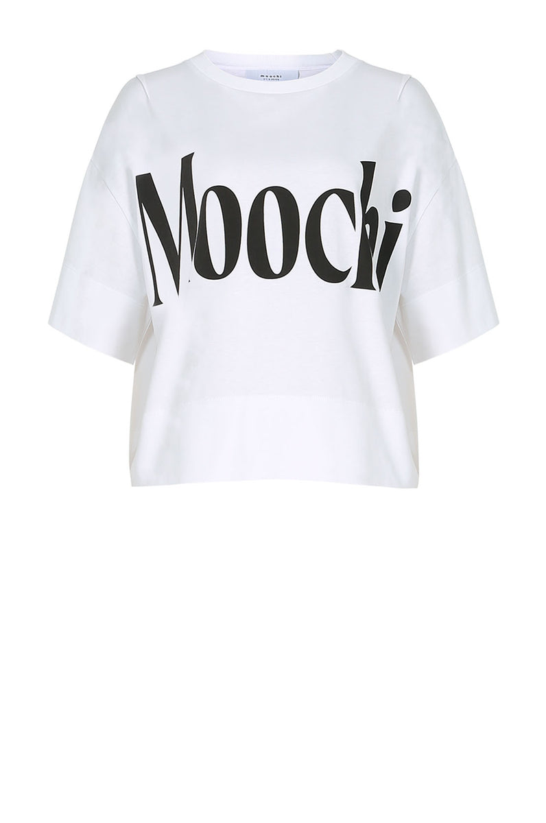 boxed moochi tee / white|black | m o o c h i