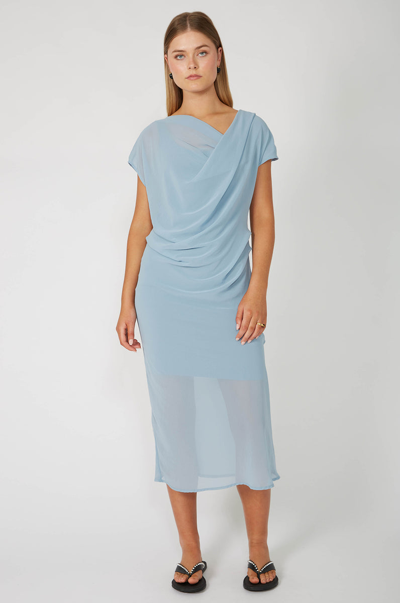 torrent dress / dusty blue | m o o c h i
