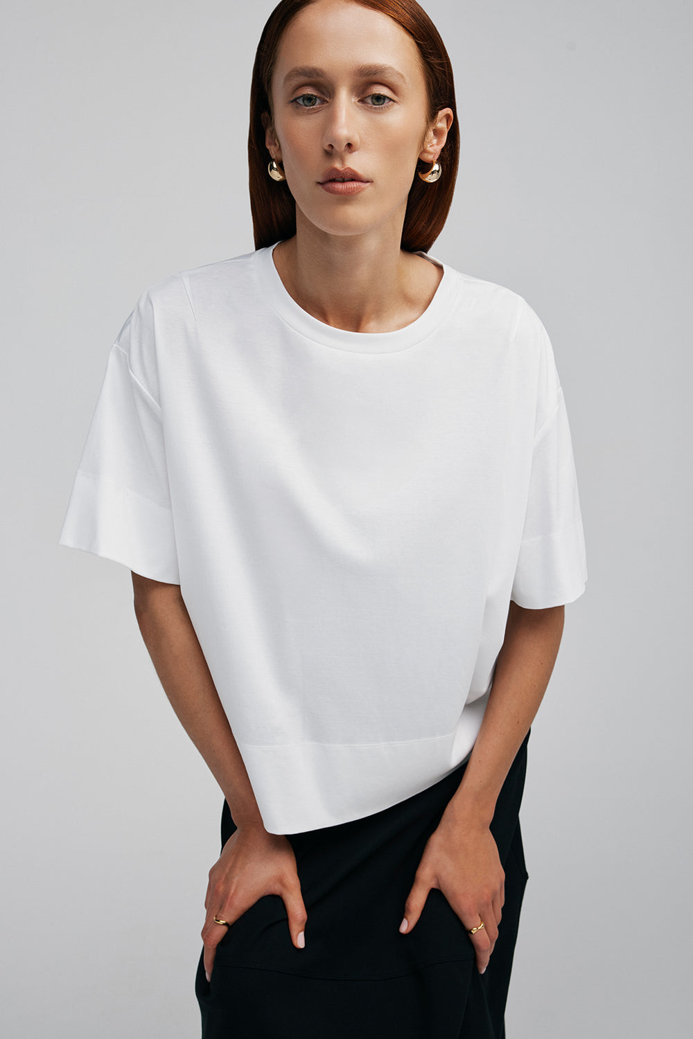 boxed tee / white | m o o c h i