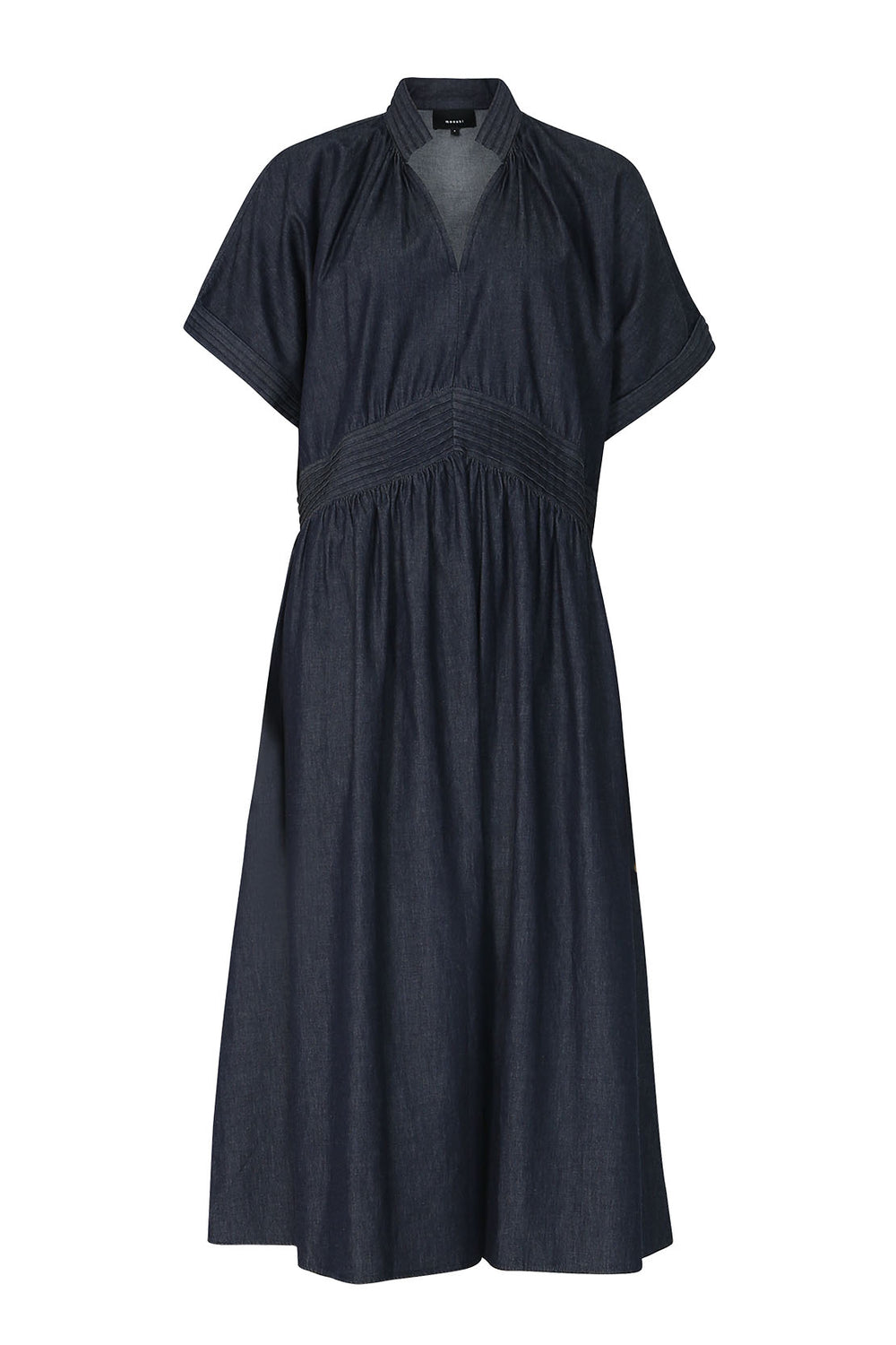 bevel midi dress / indigo blue | m o o c h i