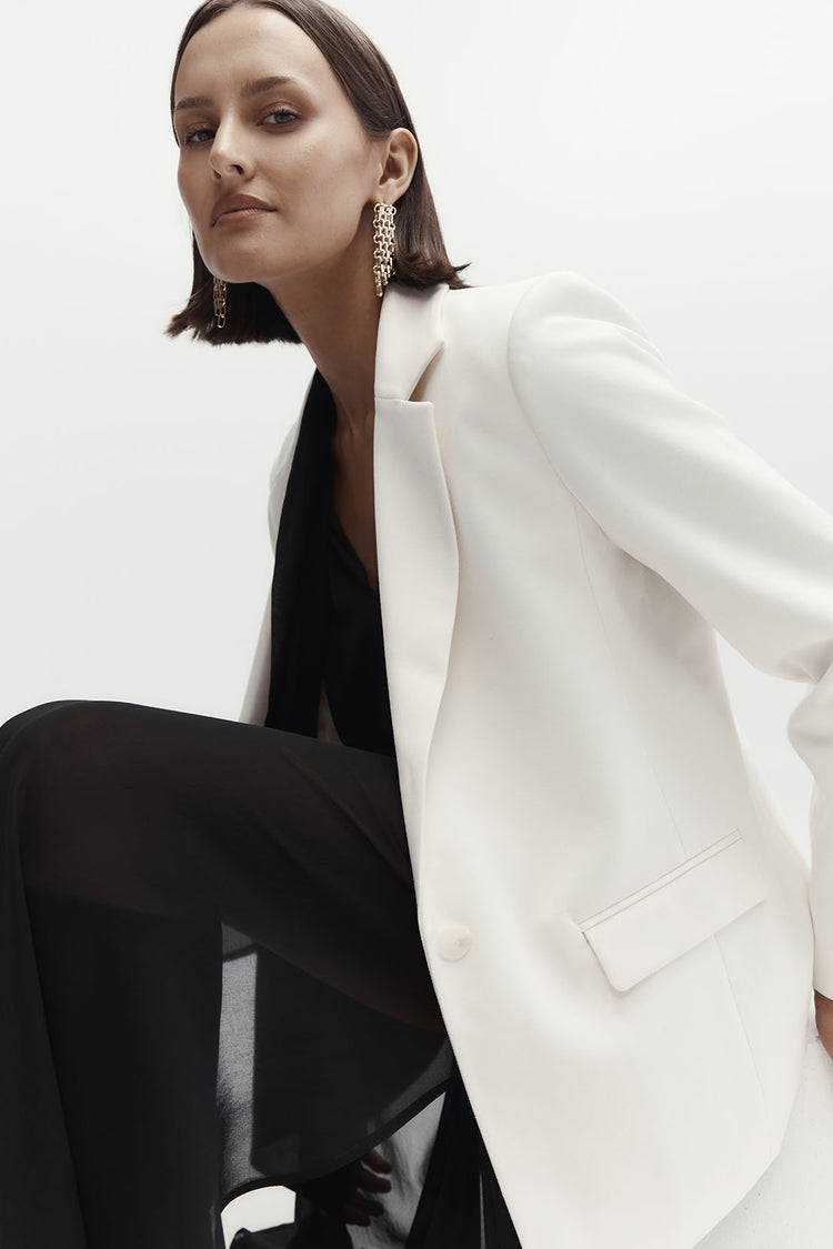 everyday blazer / cream | m o o c h i