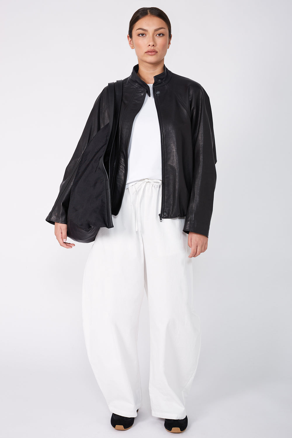 recede pant / warm white | m o o c h i