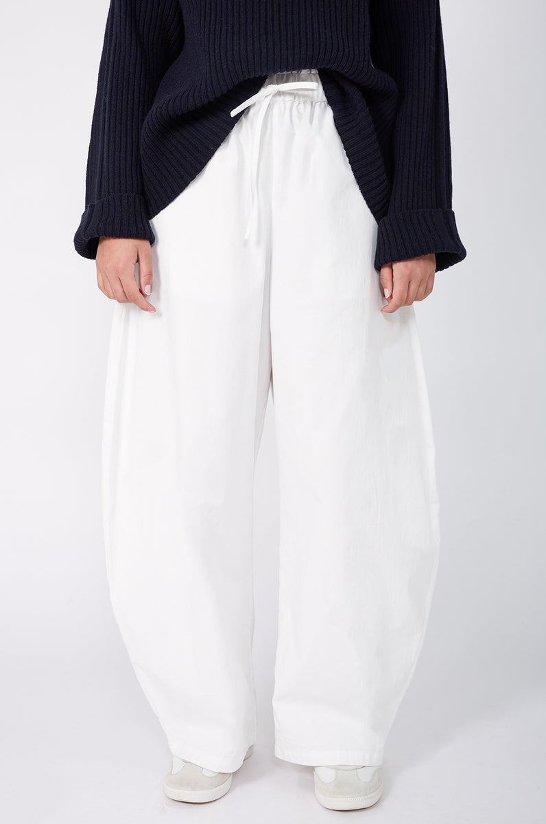 recede pant / warm white | m o o c h i