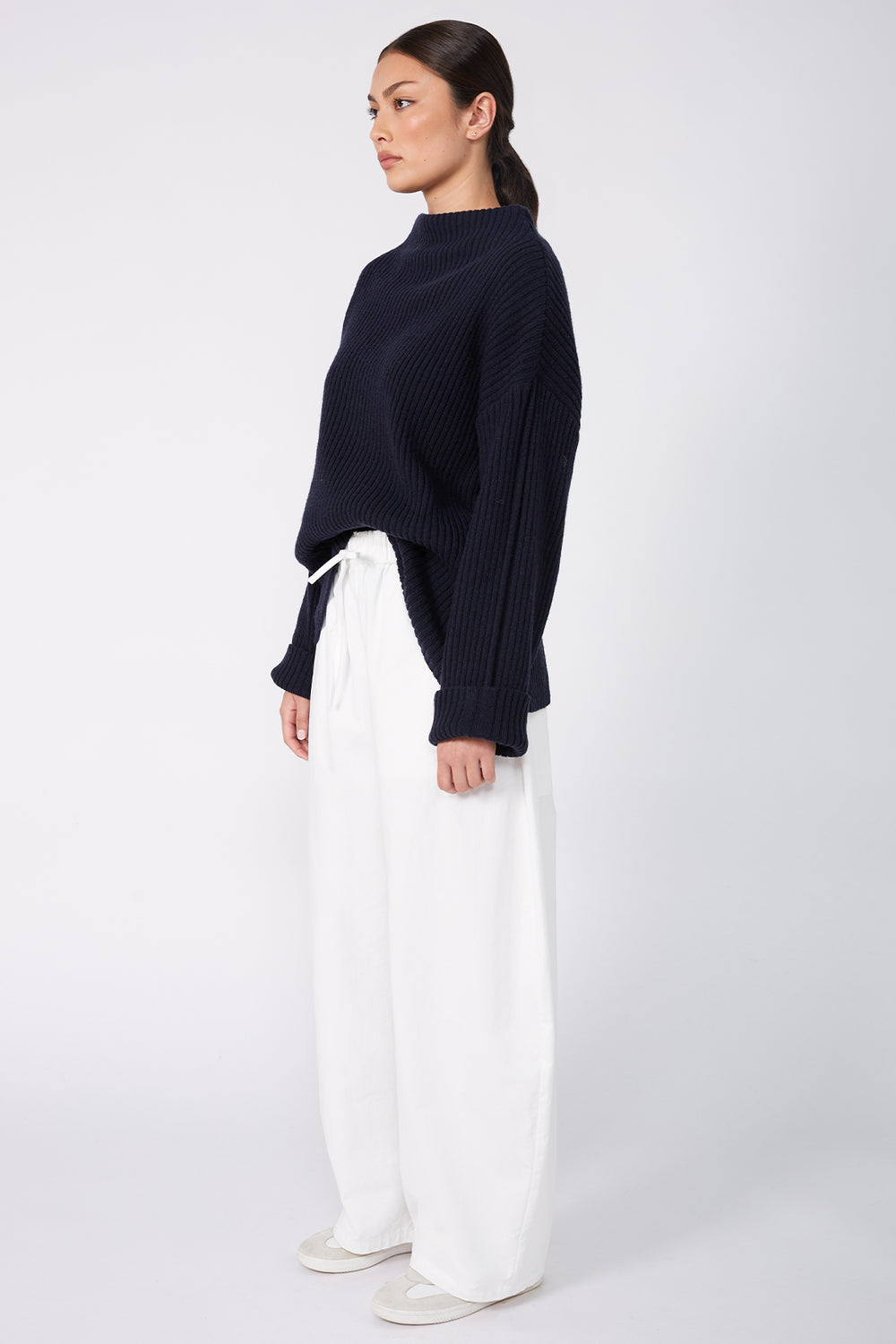 recede pant / warm white | m o o c h i