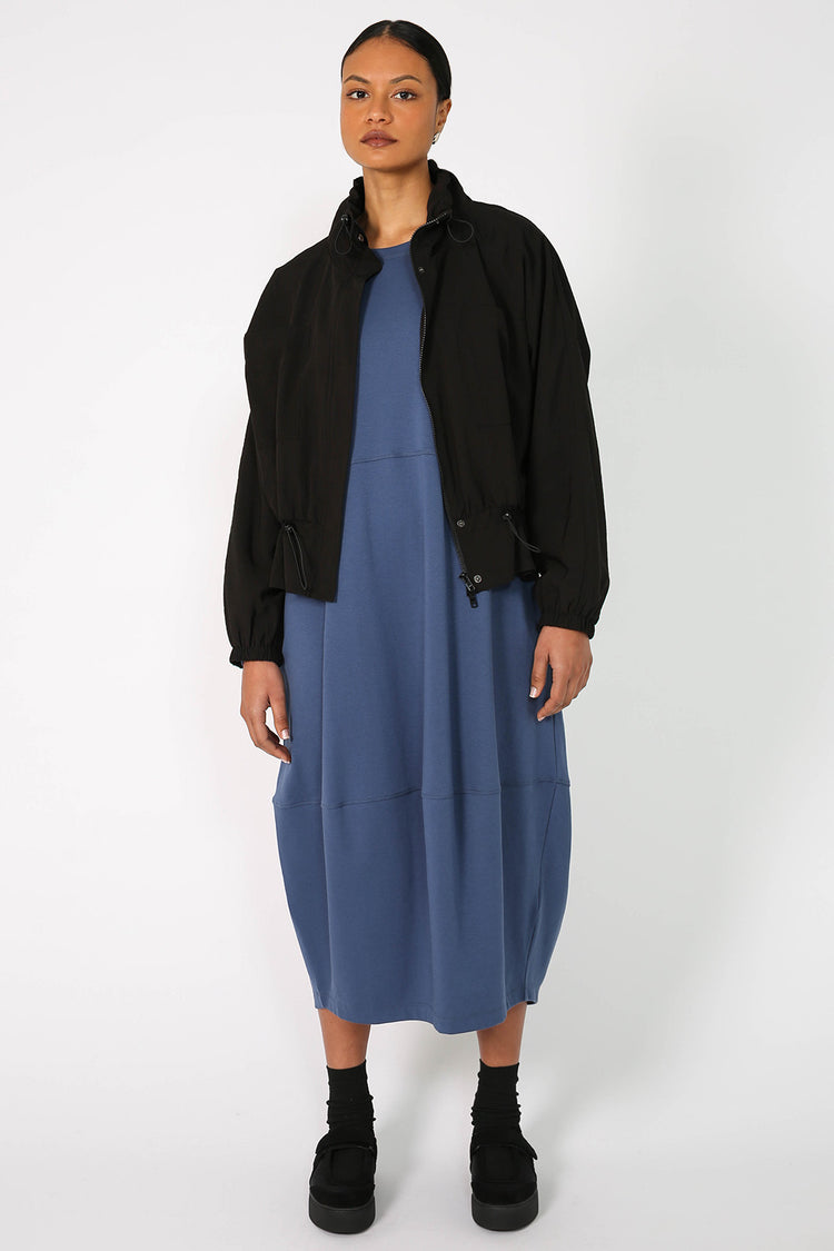 spin longsleeve dress / coronet blue | m o o c h i