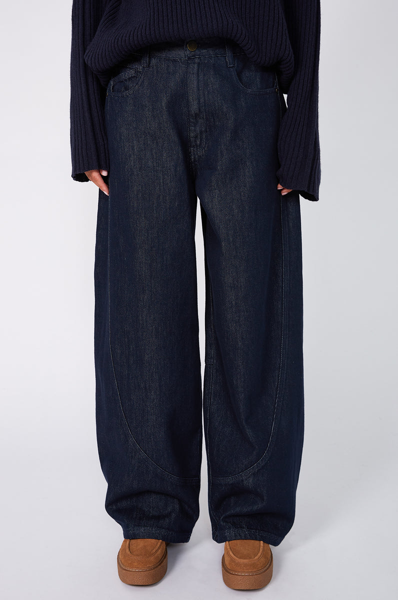 summit jean / raw indigo blue | m o o c h i