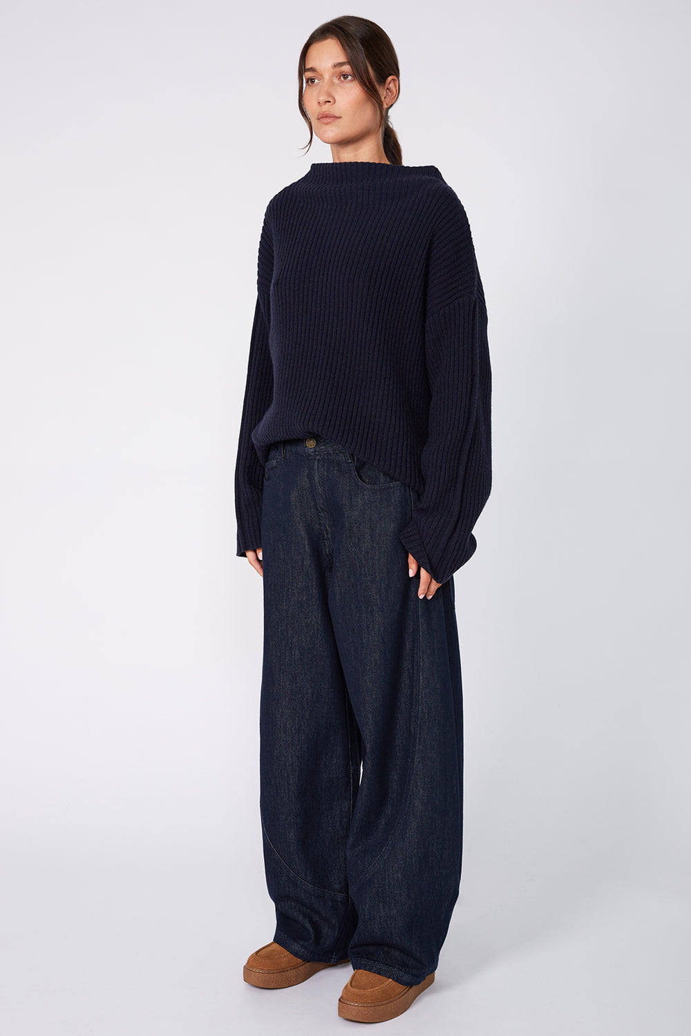 summit jean / raw indigo blue | m o o c h i
